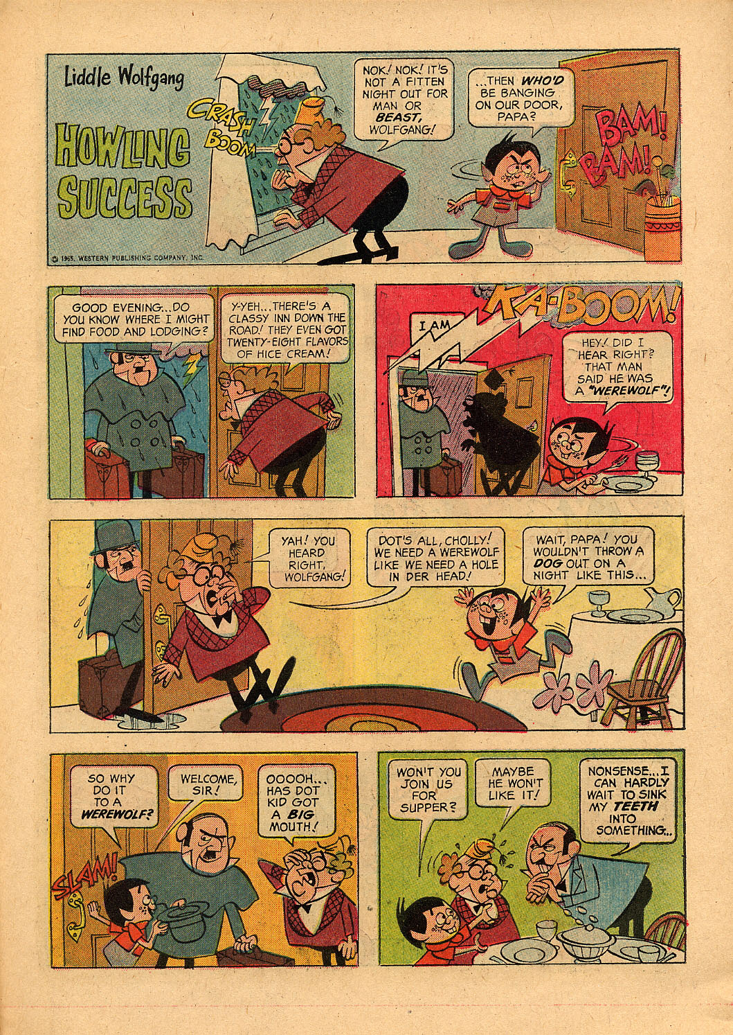 FERNANDO LLERA 'TOONS: LIDDLE WOLFGANG by Mel Crawford!