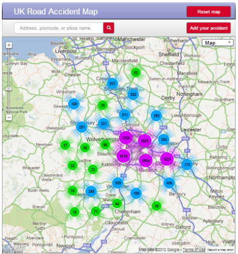 UK Road Accident Map | Road Accident In UK