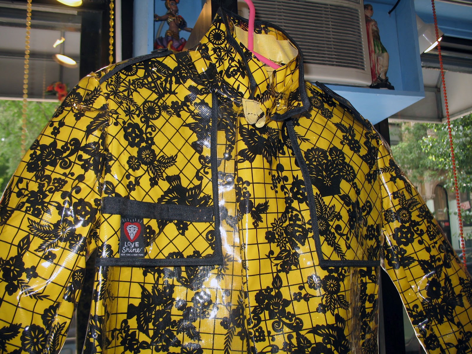 Love Shine: NEW! Oil Cloth Rain Coat