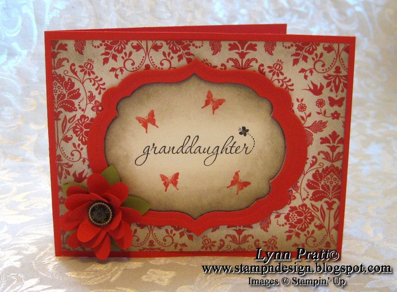 Stamp-n-Design: Heart Flower Frame Card