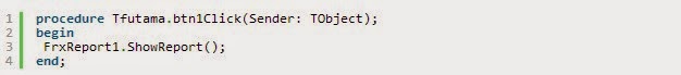 Cara Membuat Laporan Dengan Fastreport - Belajar Delphi | Tempat Belajar Dasar delphi