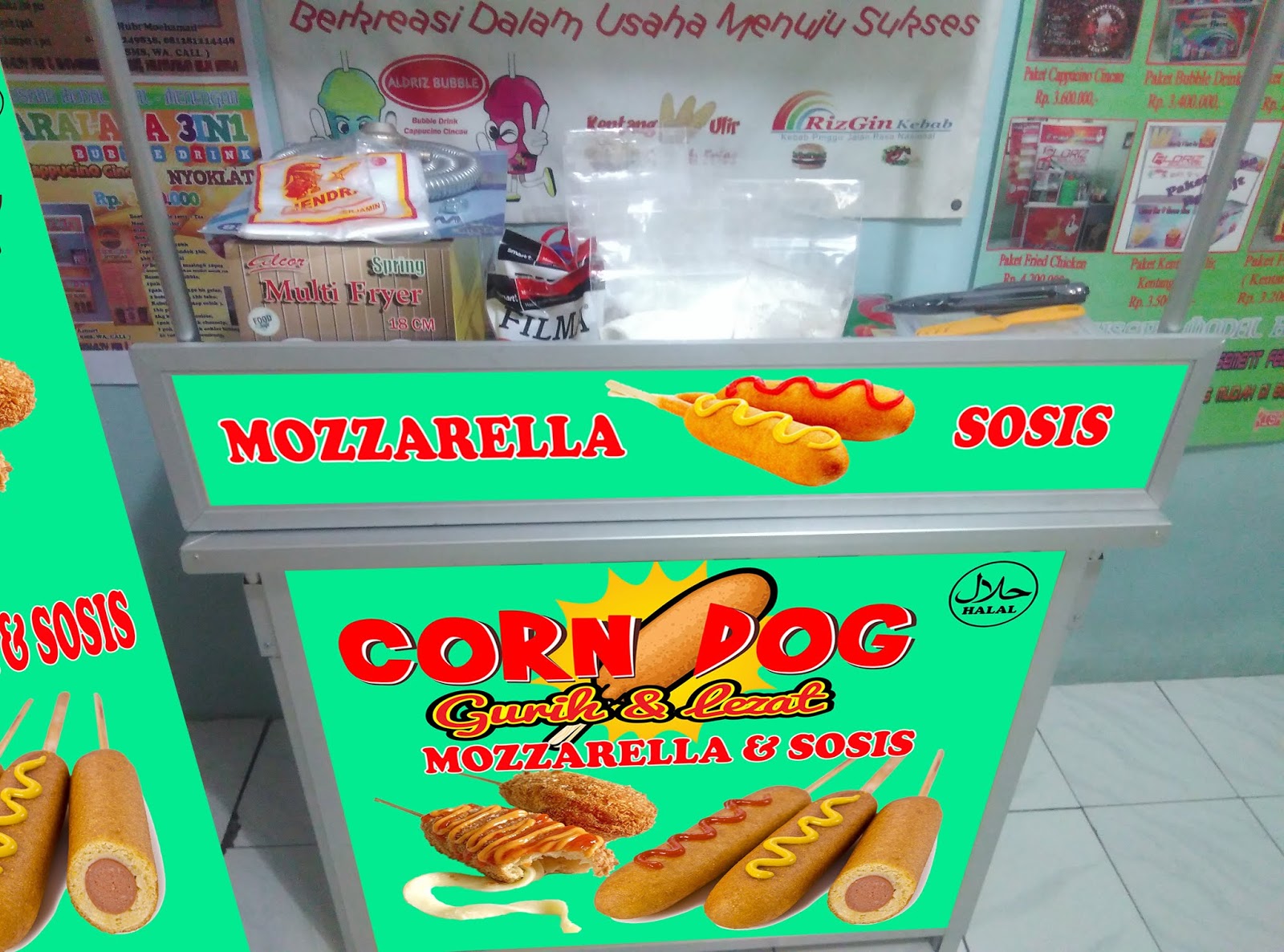 WARALABA USAHA CORN DOG MOZZARELLA: Waralaba Usaha Corn Dog Mozzarella