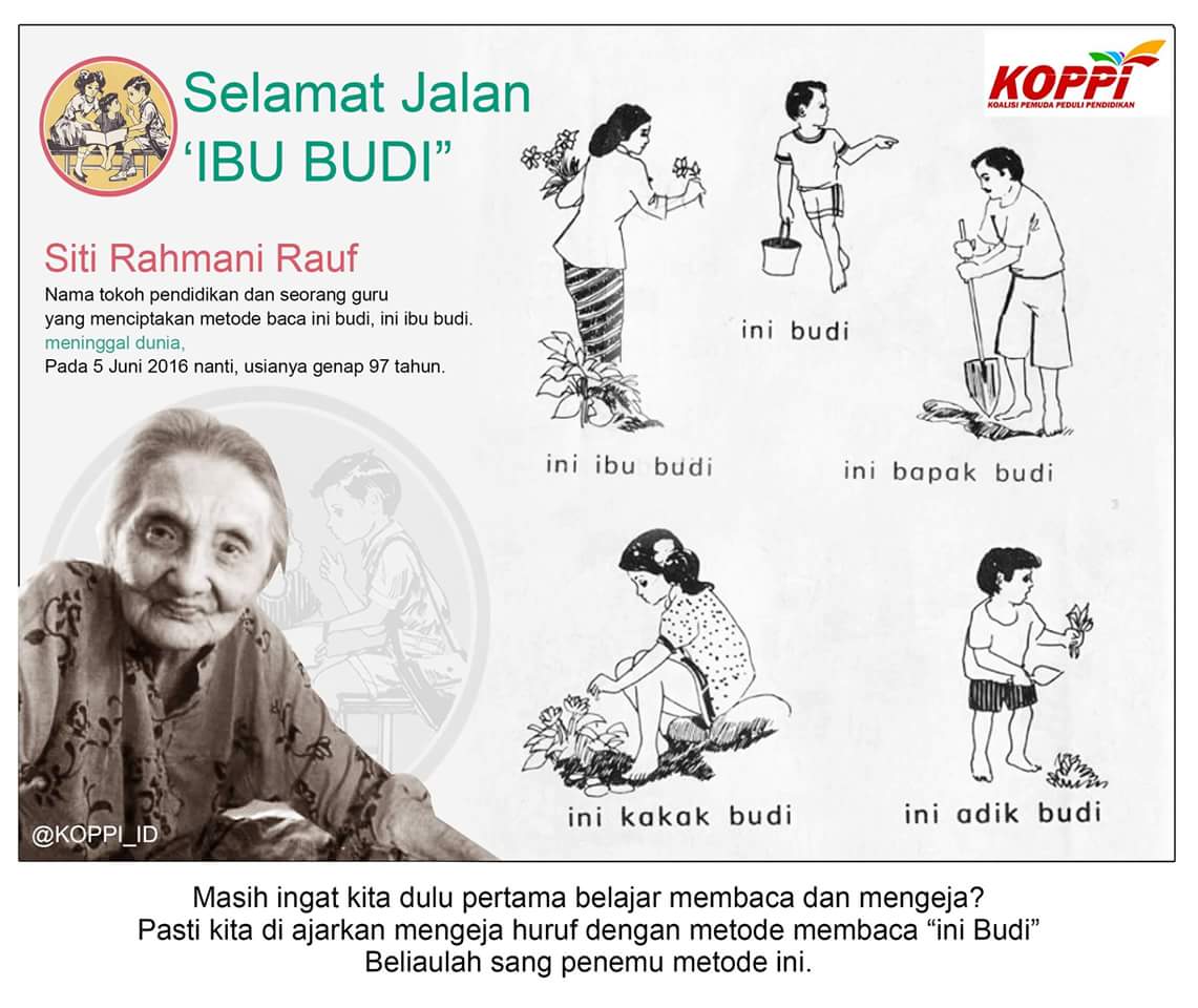Terimakasih 'Ibu Budi' Kami, Semoga Pelita Dan Semangatnya Memajukan ...