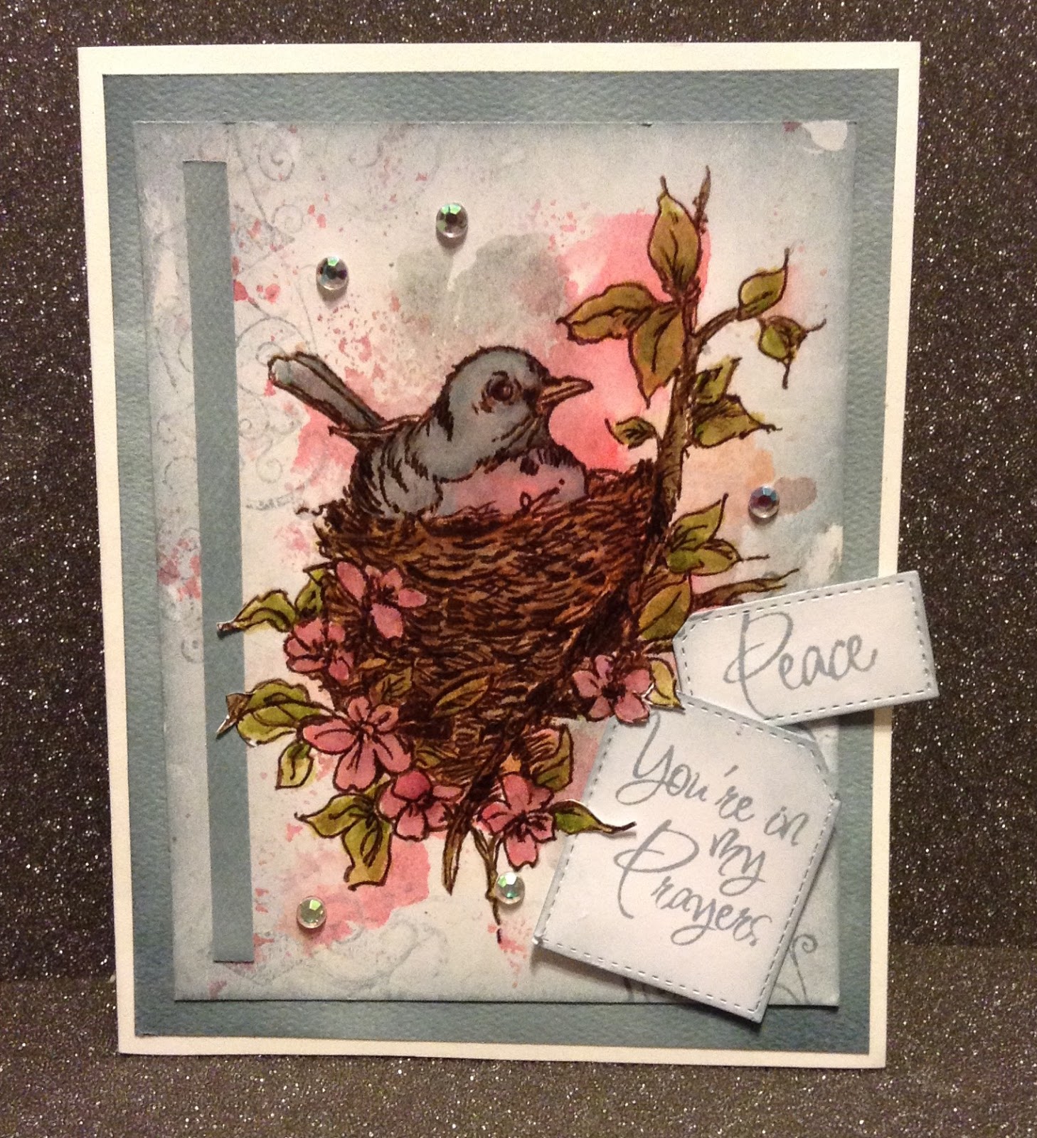 PaperArts Cafe: Peaceful Robin Card