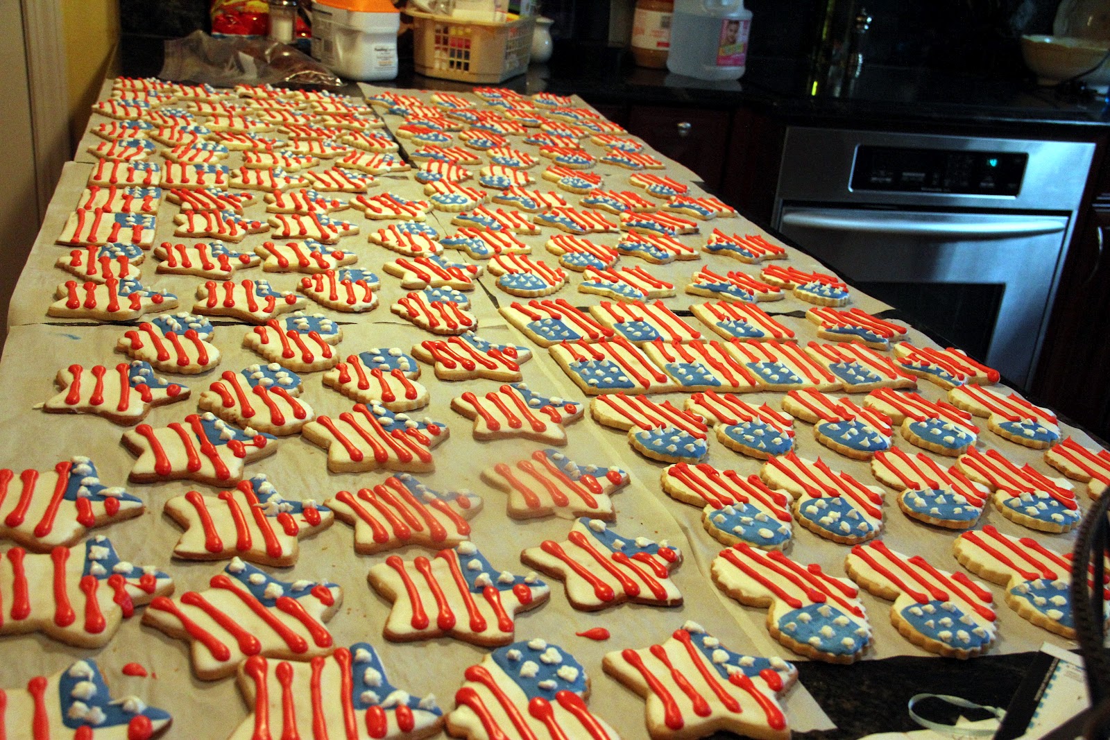 Priscillas: Flag cookies