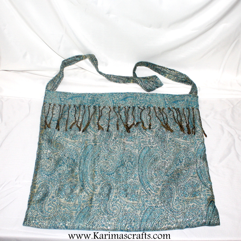 Karima's Crafts: Upcycled Scarf Bag Tutorial