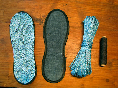 Of Dreams and Seams: Shoe Shortage! Making Soles for House Shoes