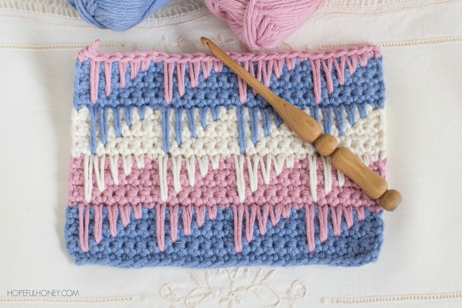 How To: Crochet The Spike Stitch - Easy Tutorial - Hopeful Honey