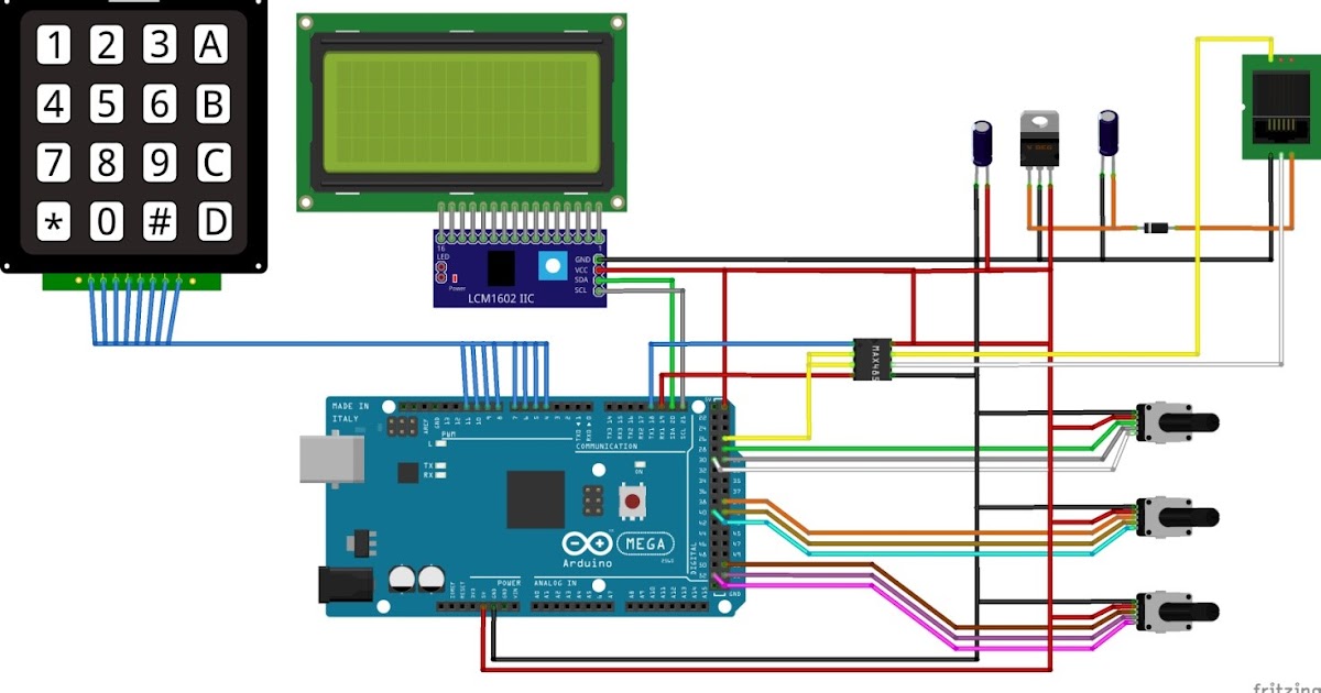 Il Plastico Modulare: Un palmare multi loco per sistemi Xpressnet con Arduino Mega