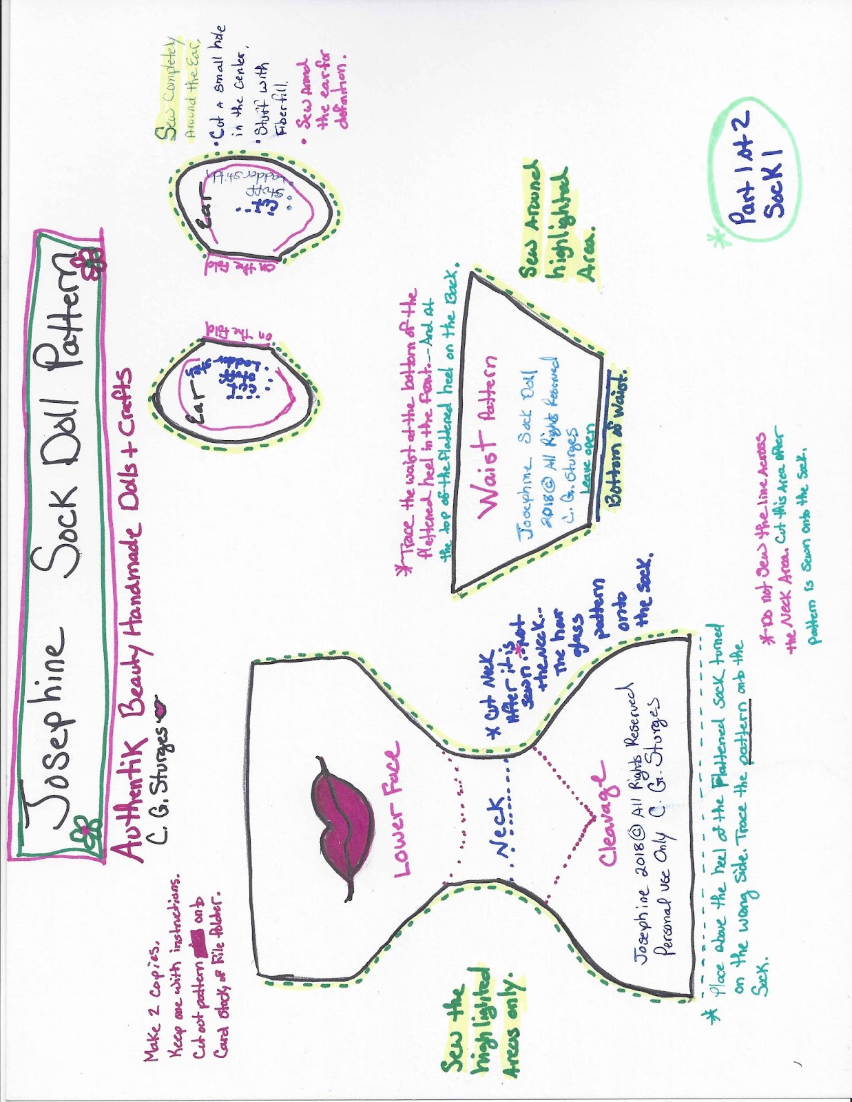 Jungle Beauty Goddesses: How to make a Sock Doll DIY - Josephine Sock ...