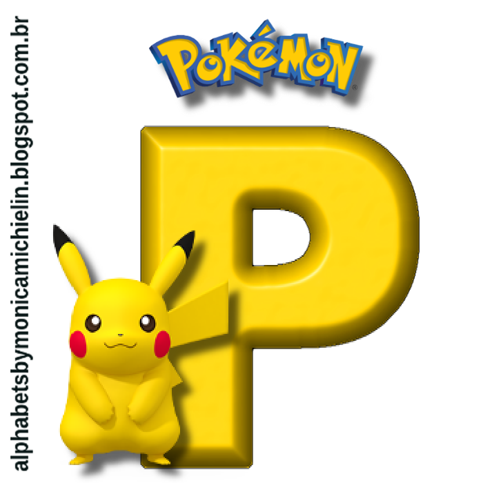 M. Michielin Alphabets: #POKEMON ALPHABET PNG