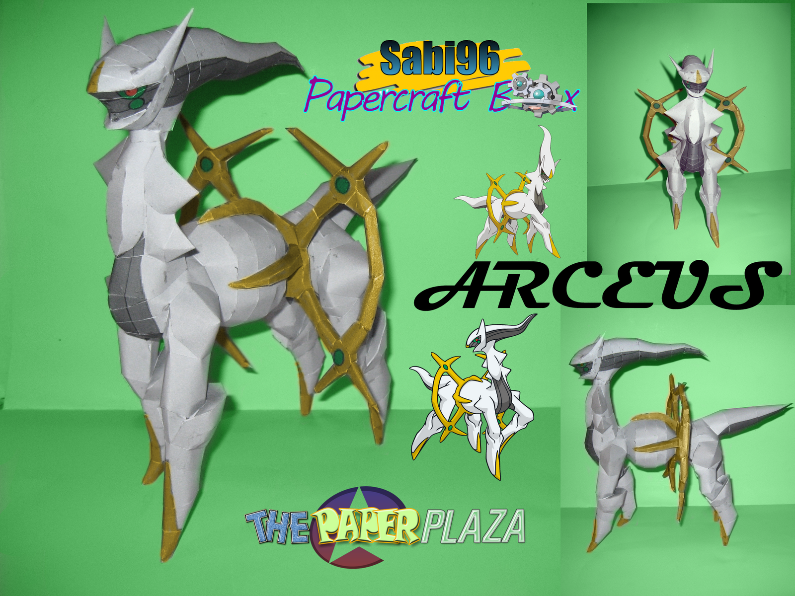 Sabi96 Papercraft Box: Arceus