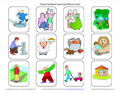 Testy yet trying: P Simple Sentence: Free Speech Therapy Articulation ...