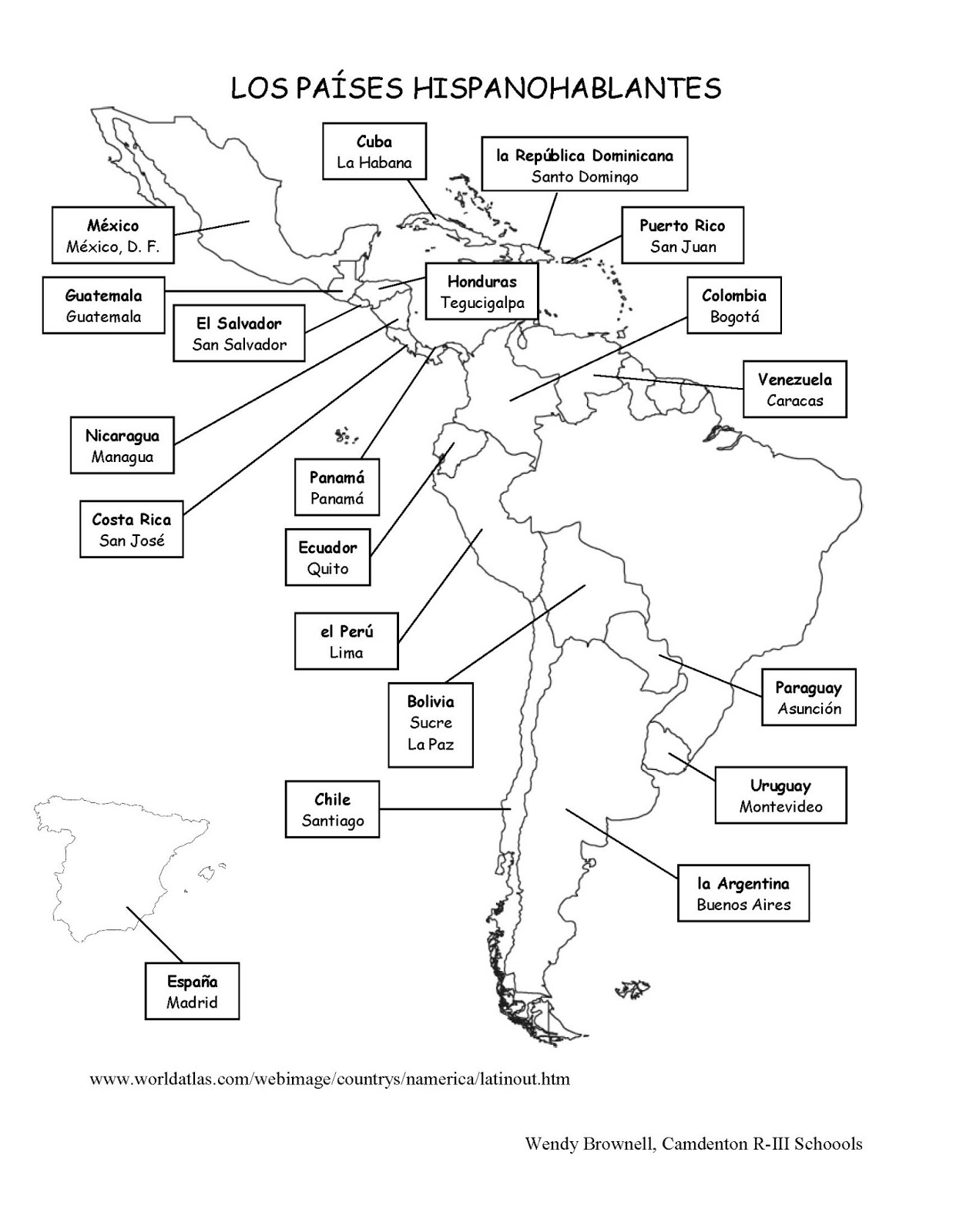 ILC - Spanish Blog: Los Paises Hispanohablantes