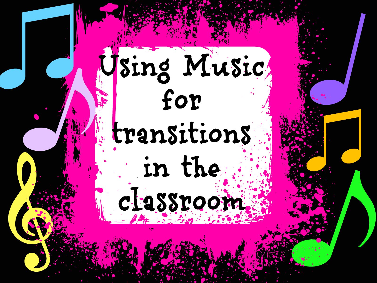 Using music for transitions in the classroom