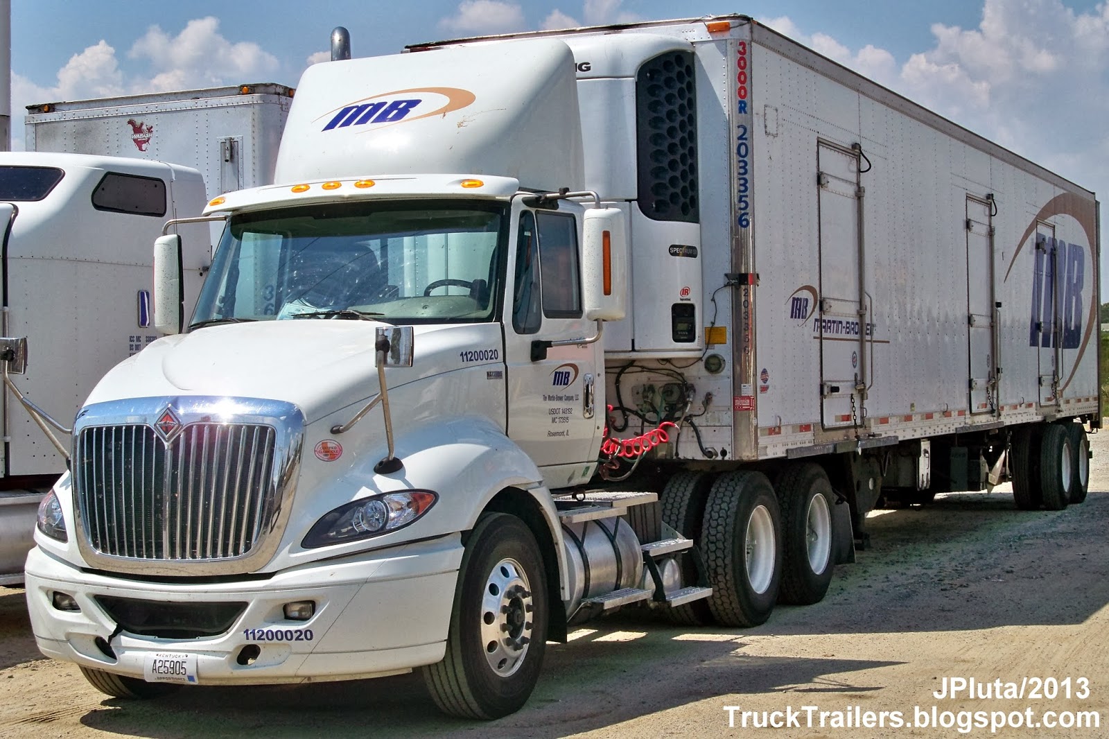 TRUCK TRAILER Transport Express Freight Logistic Diesel Mack Peterbilt ...