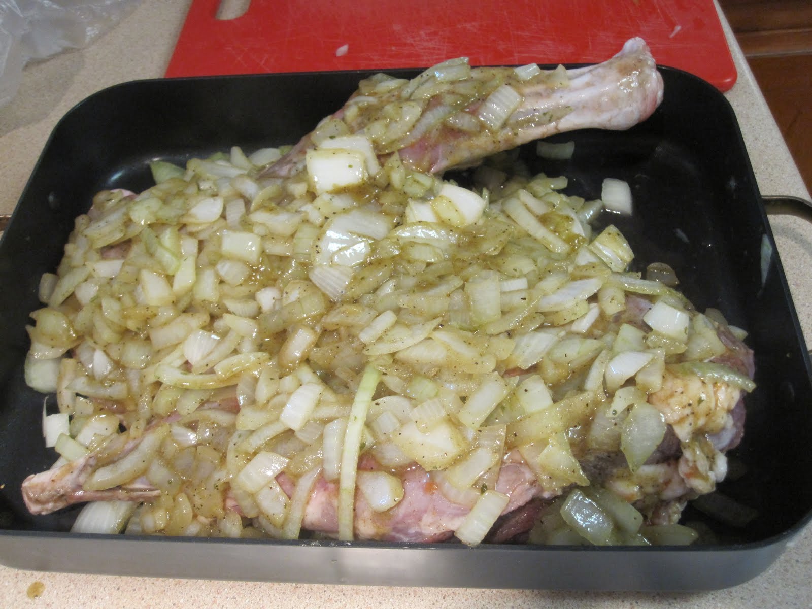 Cannundrums: Baked Goat Leg