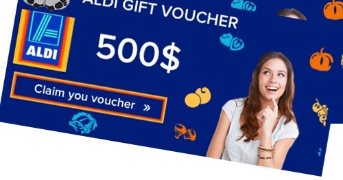 £500 ALDI VOUCHERS - Test, review then keep for FREE.