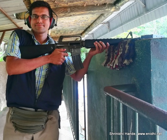 Firing US made M16 assault rifles: Unique Experience at Cu Chi, Vietnam ...