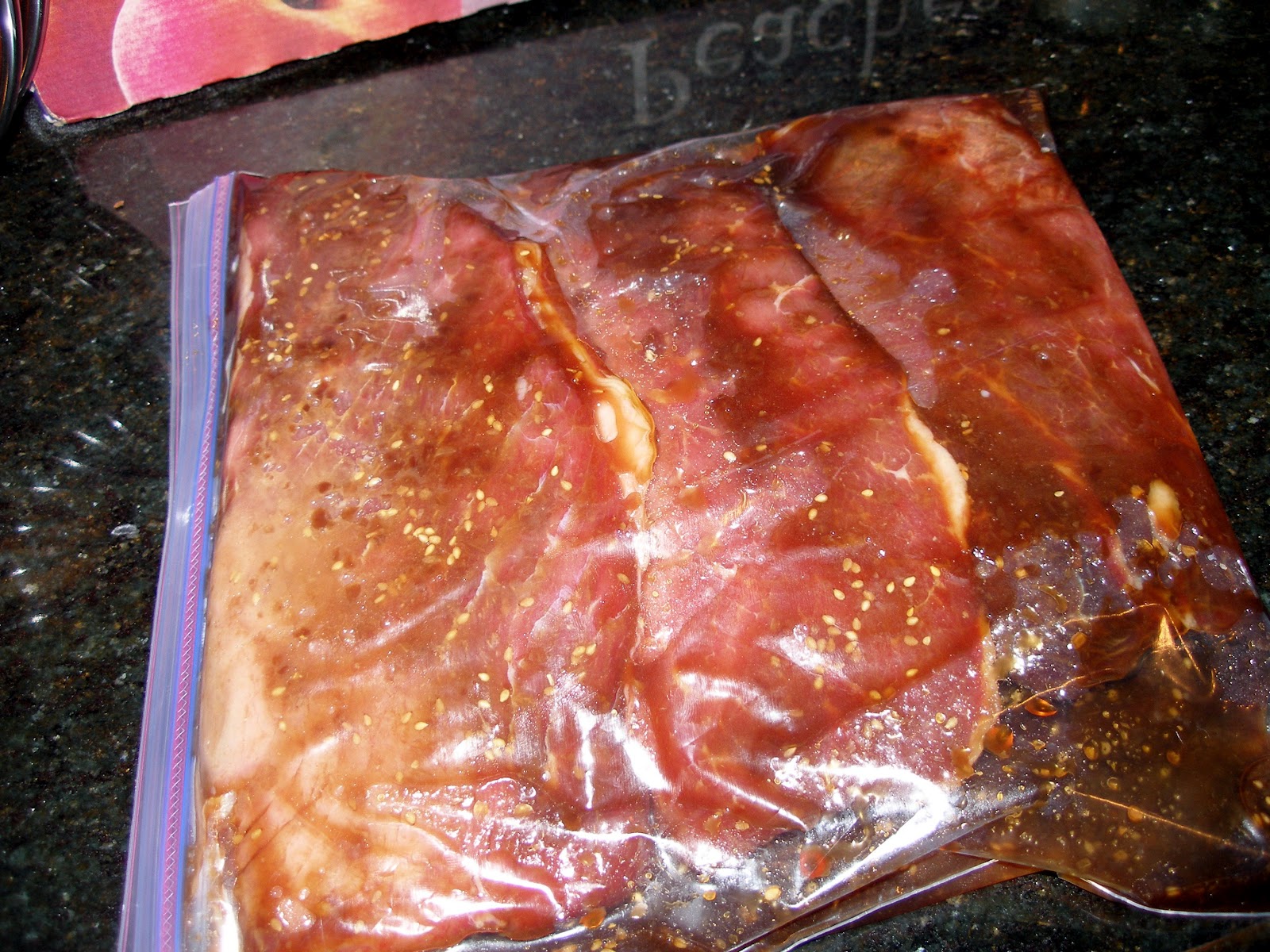 It's all good.: Marinated Beef and Vegetables