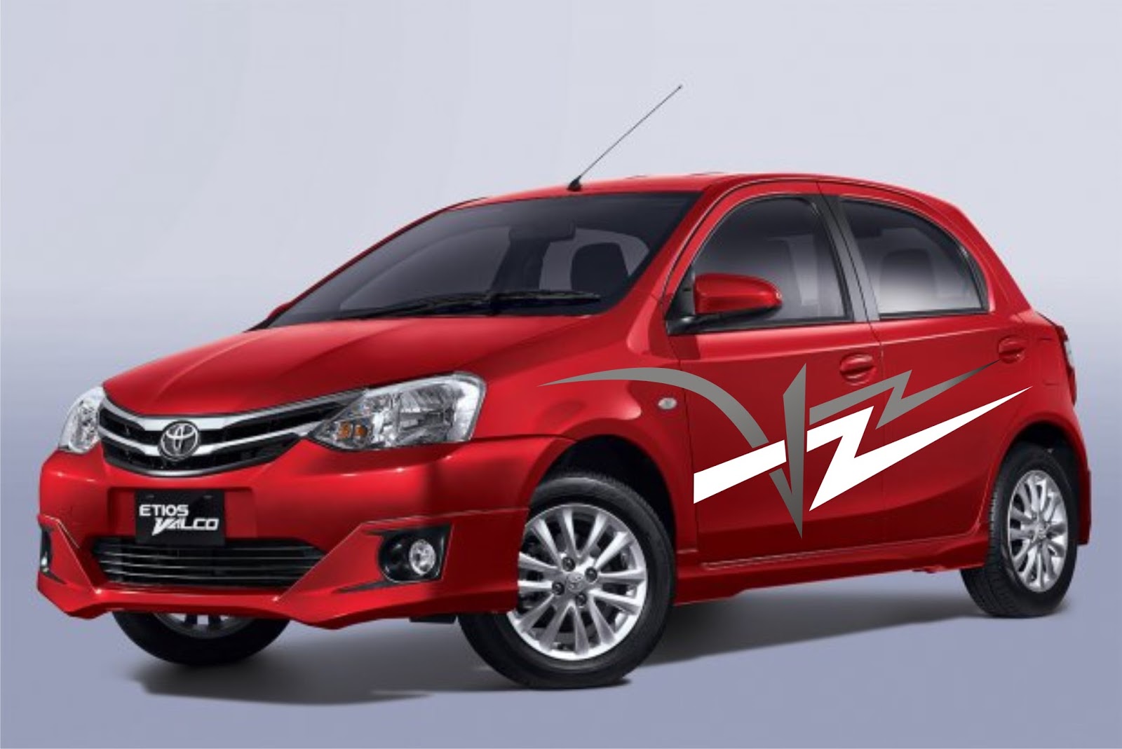 Design tribal toyota Etios Valco - Motor Style