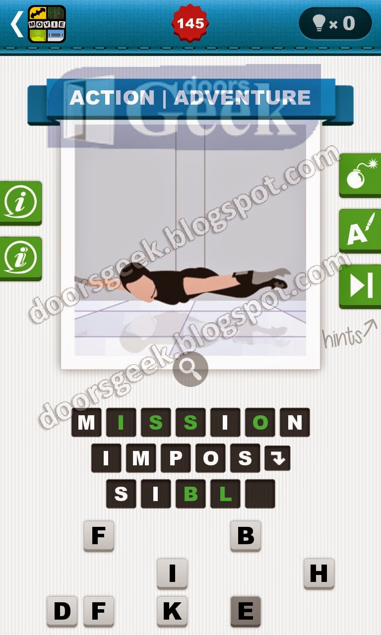 Movie Quiz Level 145 (bubble quiz games) ~ Doors Geek