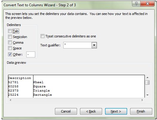 Excel Professor: Text to Column