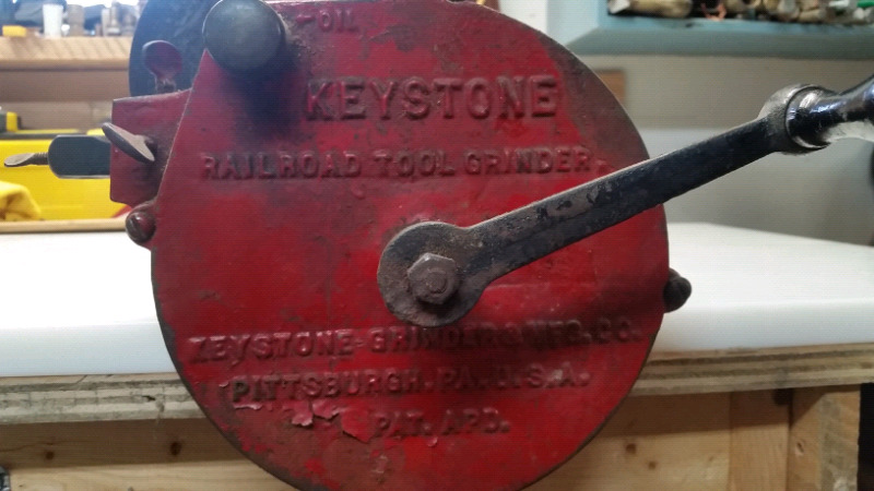 The Valley Woodworker: The Keystone Railroad tool grinder