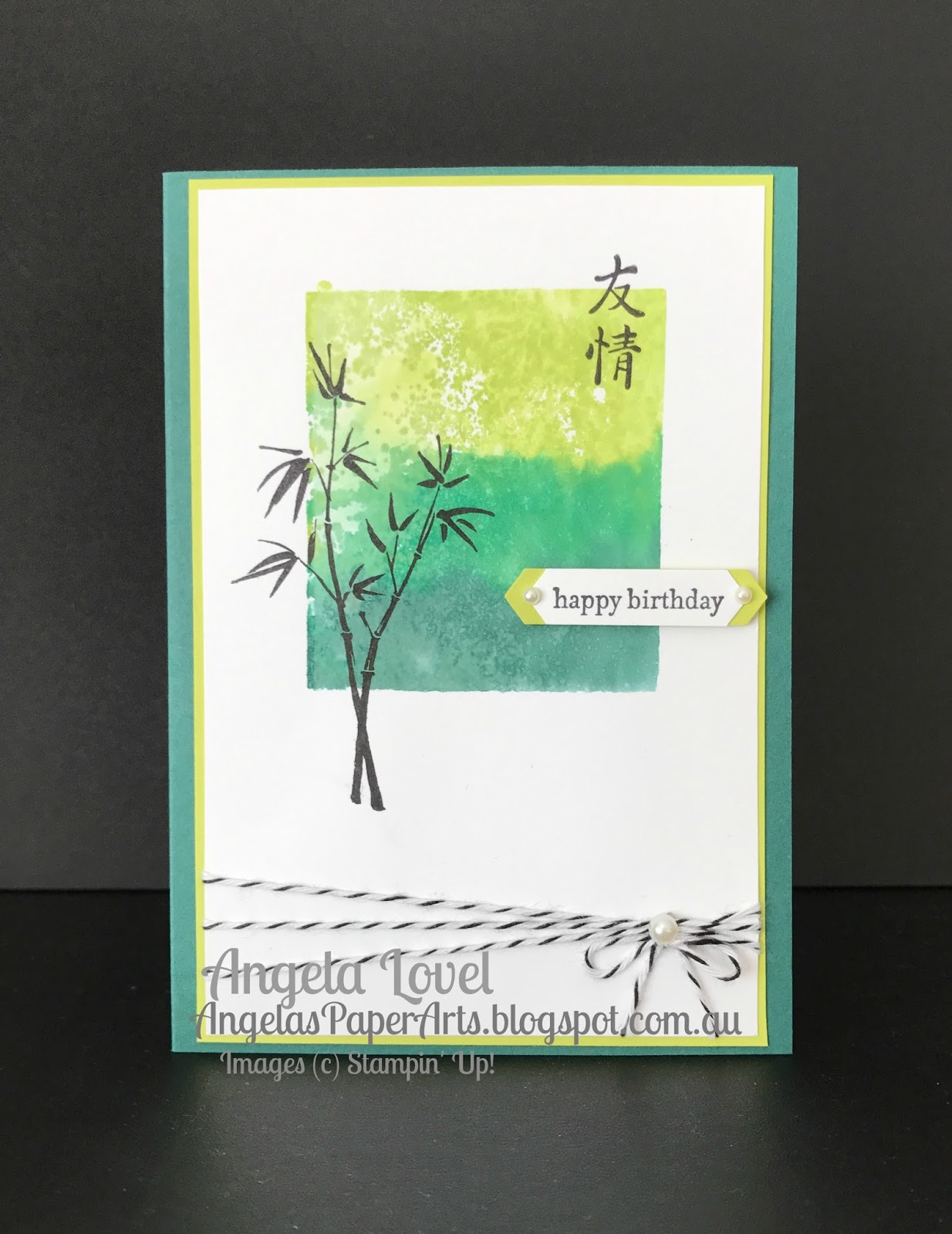Angela's PaperArts: Artistically Asian card