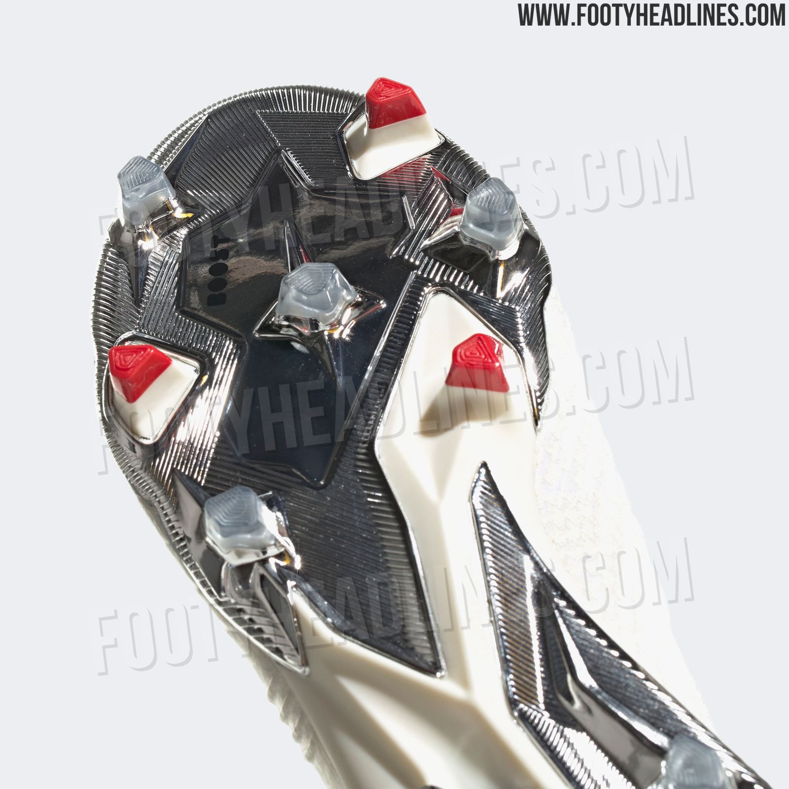 White / Red / Black Adidas Predator 19+ Paul Pogba Season 5 Boots ...