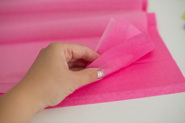 Domestic Fashionista: Tissue Paper Party Decorations