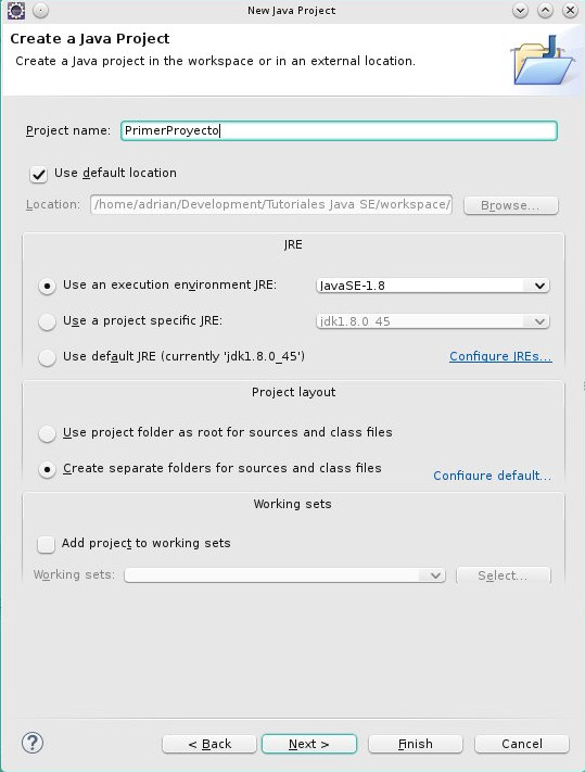 Tutoriales Java Se Tutorial 02 Desarrollo De Una Aplicación Java Con Eclipse