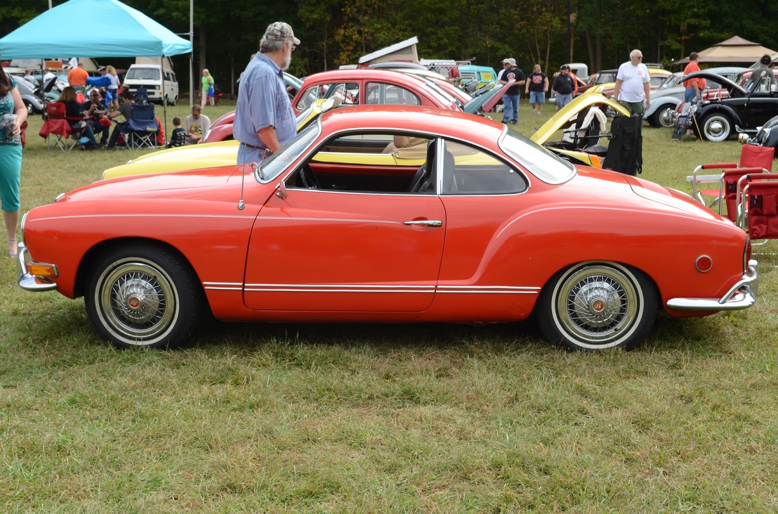 Turnerbudds Car Blog: Karmann Ghia At the VW Porsche Reunion