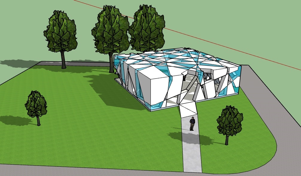 Expediente ARQ (ePortafolio Proyecto 2): Modelo 3D Final SketchUp ...