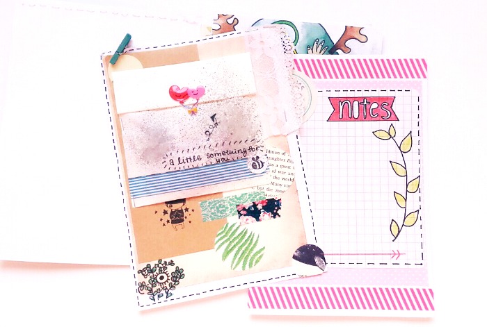 Good mail days- Handmade booklet / Seaweed Kisses