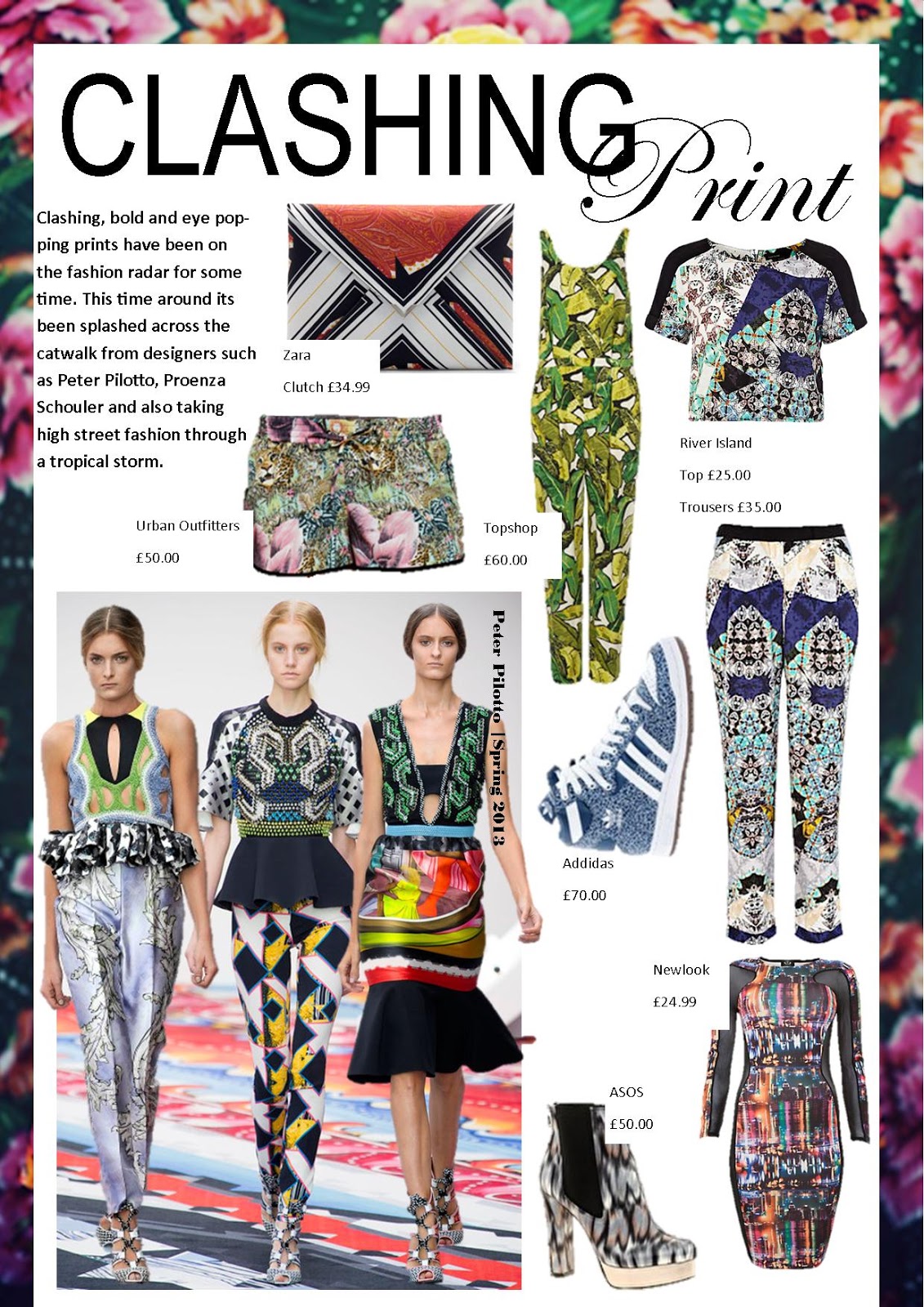 Fashion Changed My Life : Clashing Prints Summer Fashion Trend 2013