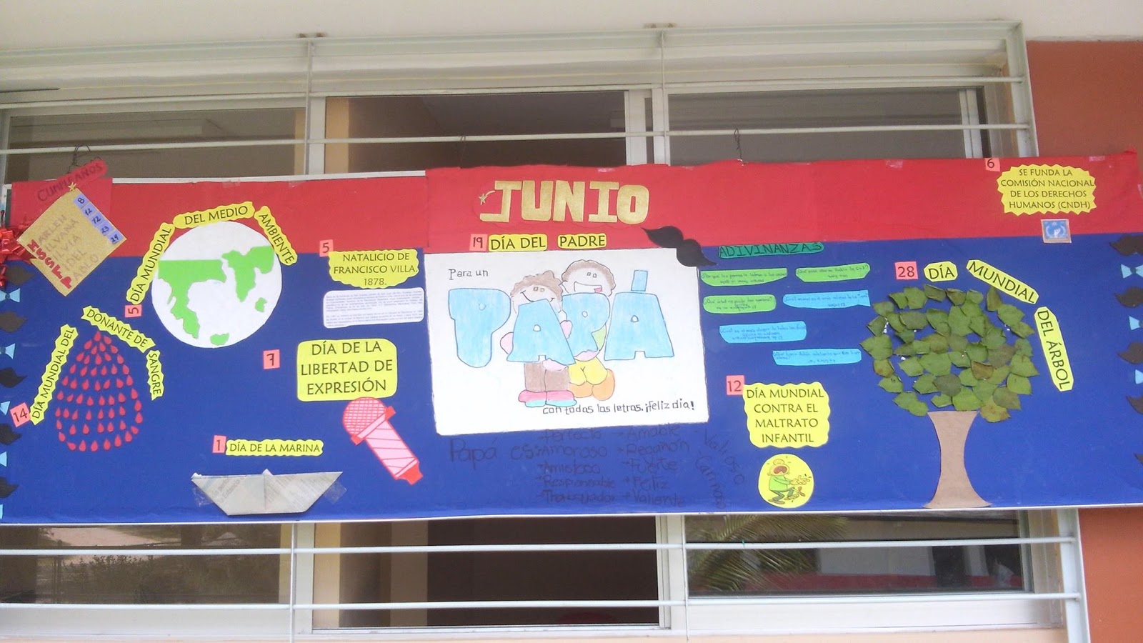 Telesecundaria "20 de Noviembre": Periódico mural del mes de JUNIO.