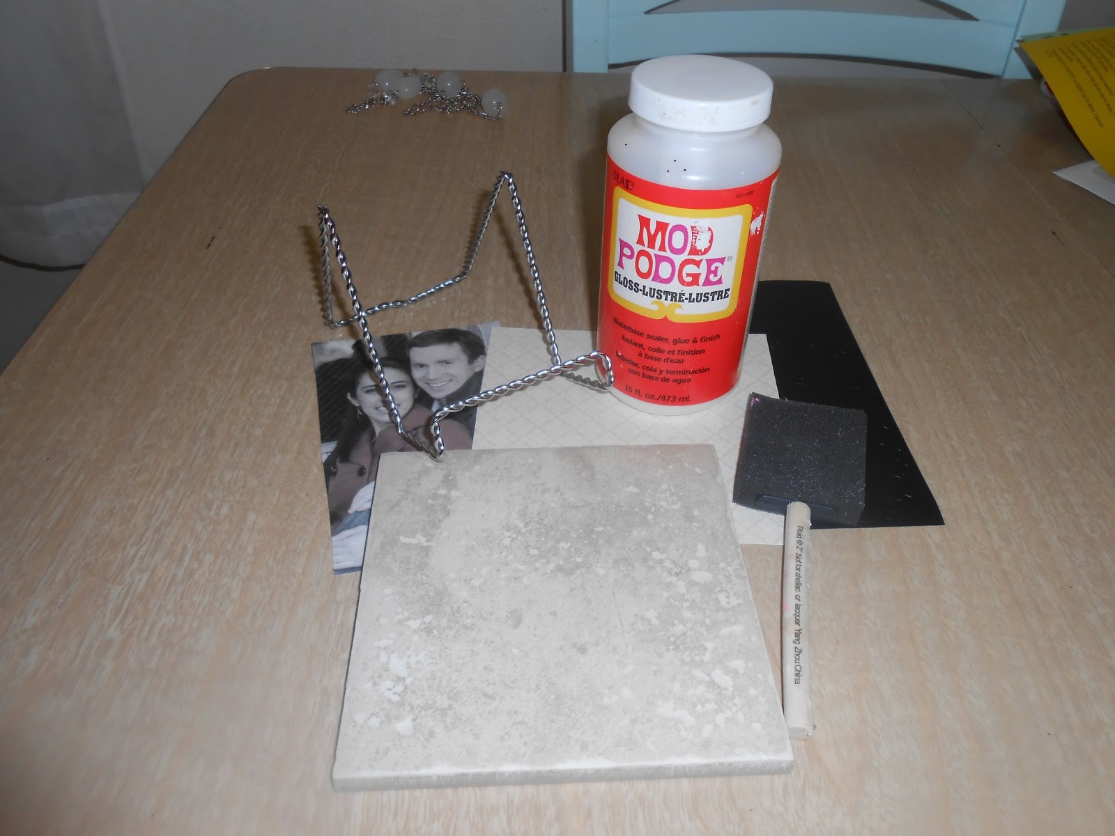 Recipes, crafts, and life!: DIY picture tile.