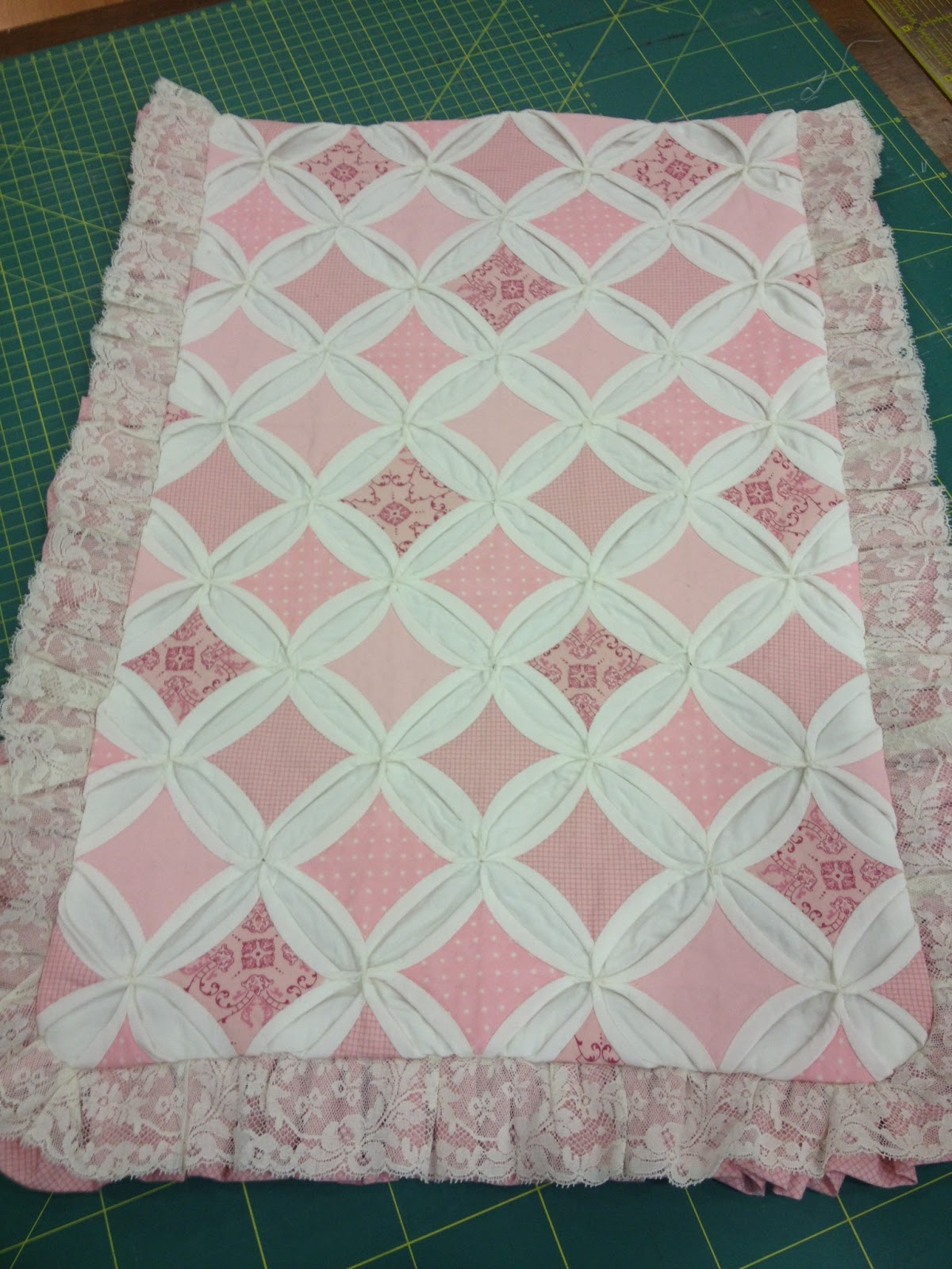 MIS LABORES PATCHWORK MALAGA: COLCHA DE CONCHA DEL MIERCOLES 18.30