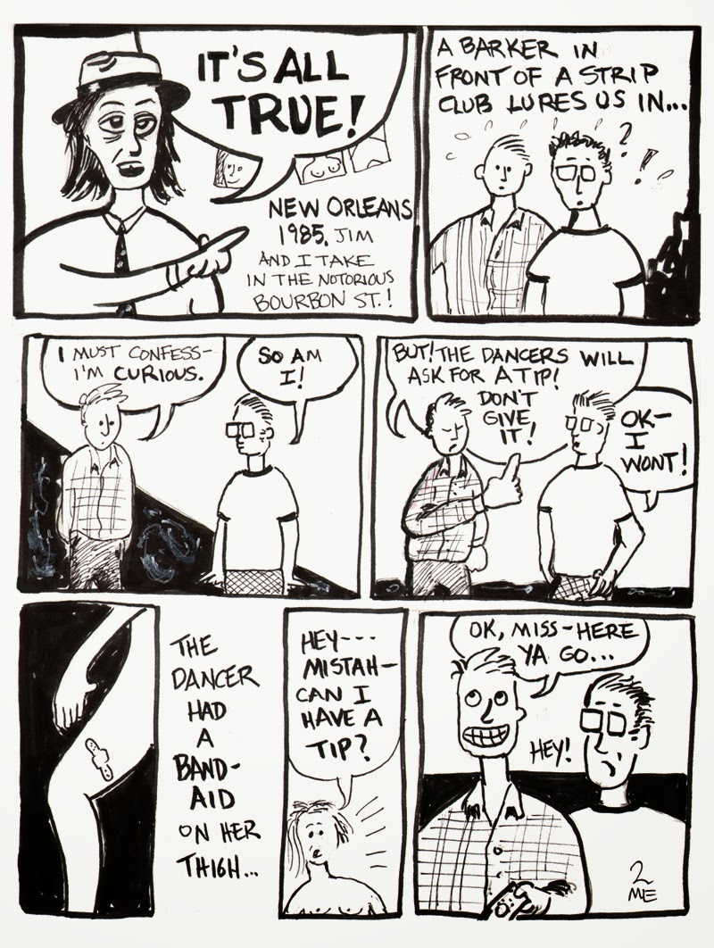 It's All True - Bourbon Street, New Orleans - A Paul Tumey Comic