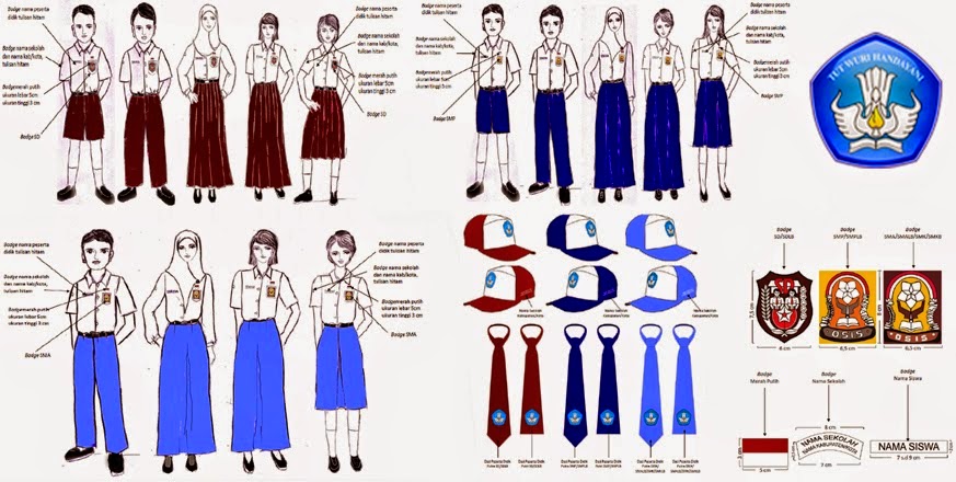 Kemdikbud Keluarkan Permendikbud Nomor 45 Tahun 2014 tentang Pakaian ...