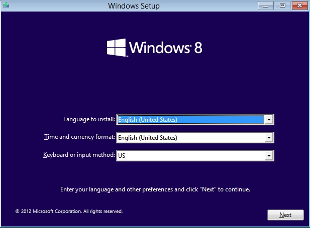 Brain Book: WINDOWS 8 INSTALLATION STEP BY STEP