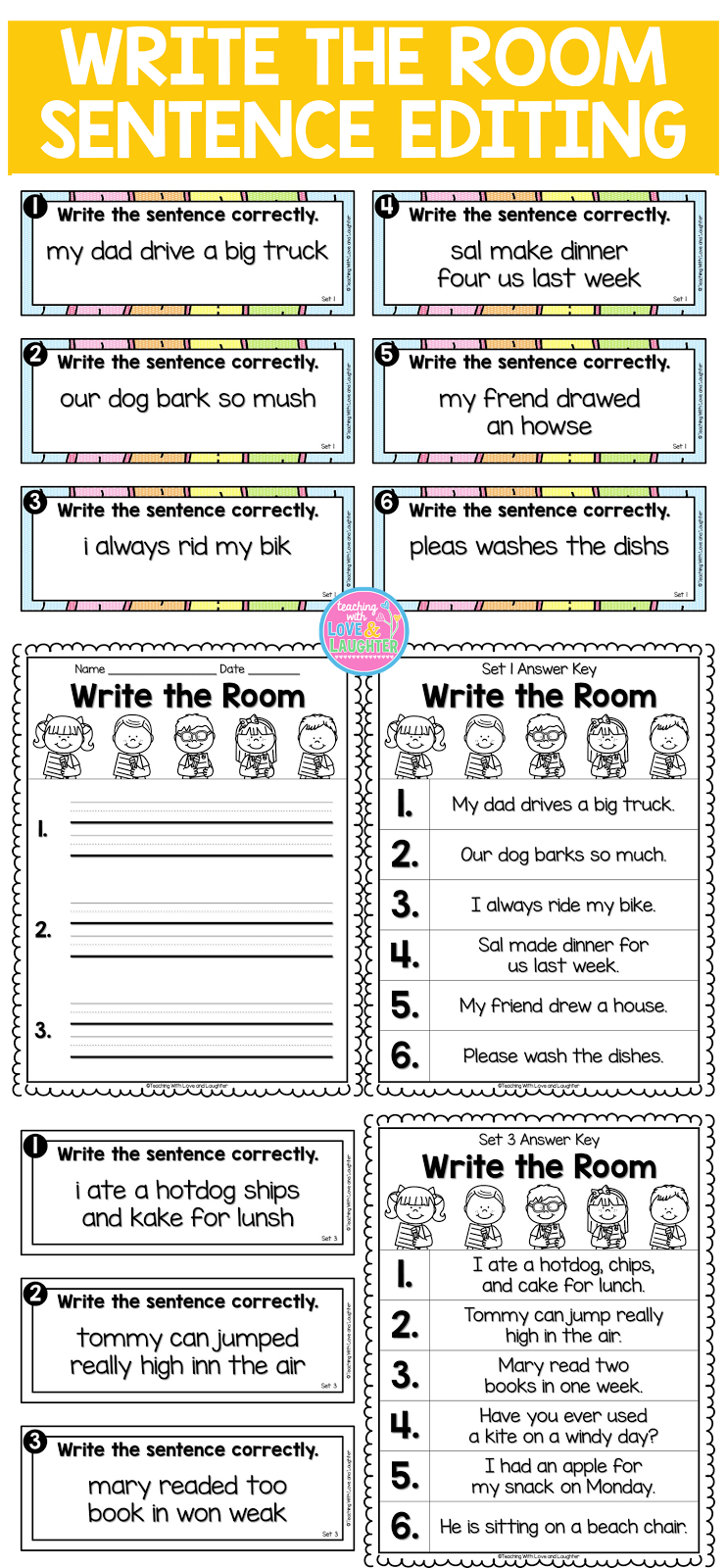 Teaching With Love And Laughter Five For Friday with A Freebie Teaching With Love And Laughter Five For Friday with A Freebie