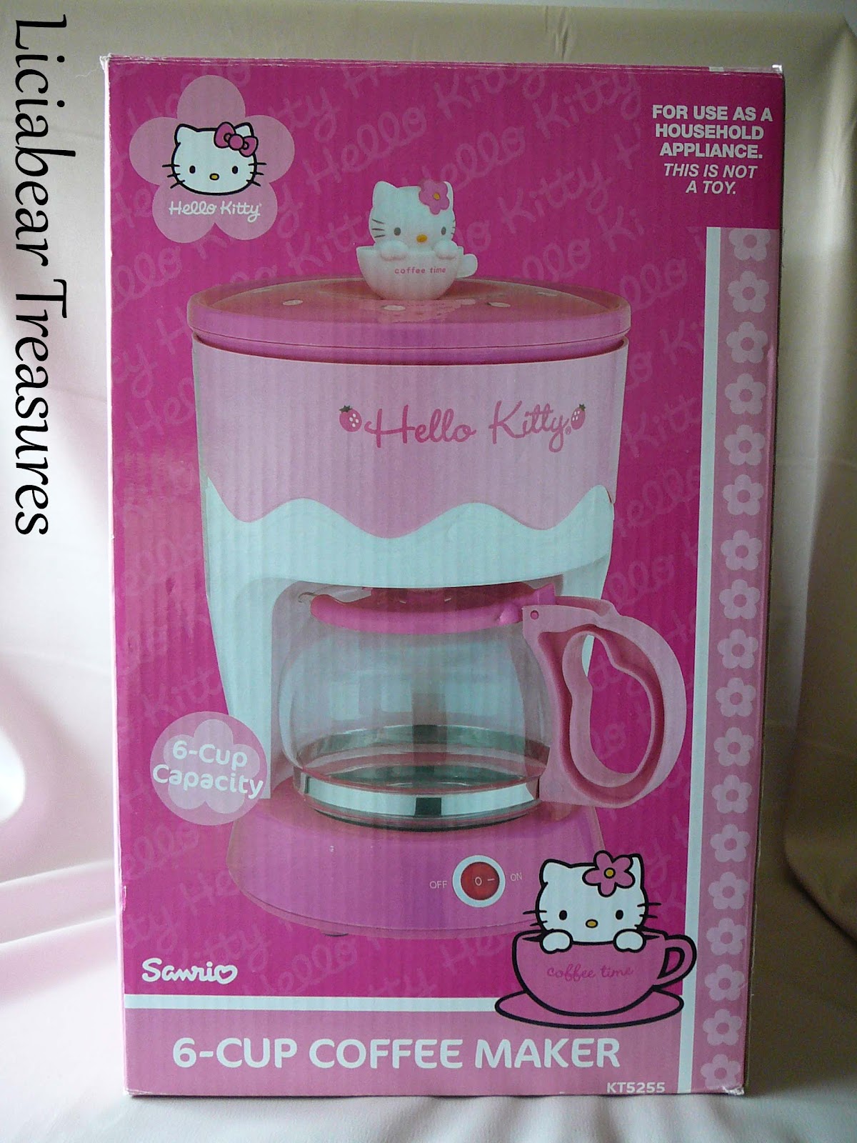 Liciabear Treasures: Hello Kitty 6 Cup Coffee Maker
