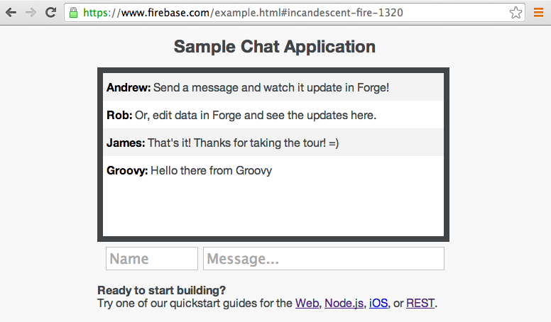 Dinis Cruz Blog: Using Firebase to sync data with a webpage (via Javascript, REST and Firebase ...