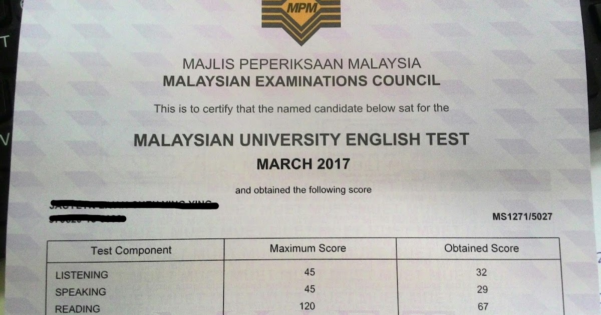 Cekgu English Blog: MUET (Malaysian University English Test) March 2017 ...
