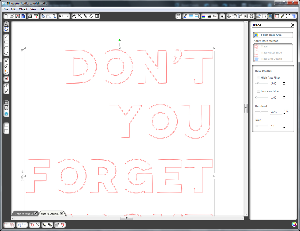 The Picinic Basket: Tutorial - Lifted Letters on a Silhouette