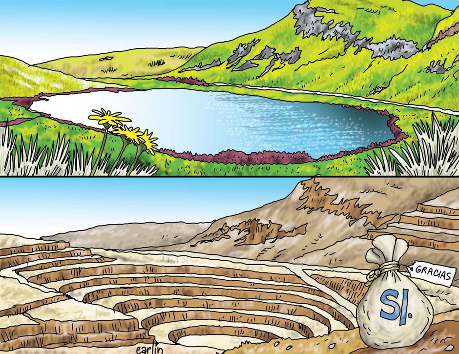 Perú: los intereses del basilisco por el oro y el agua de esta tierra ...