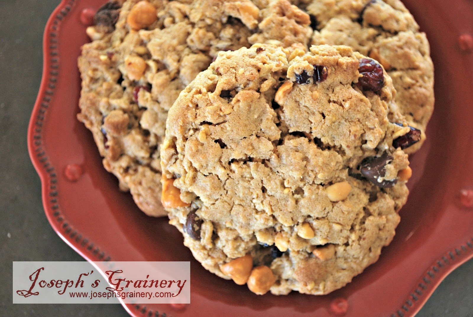 Joseph's Grainery: Whole Grain Monster Breakfast Cookies