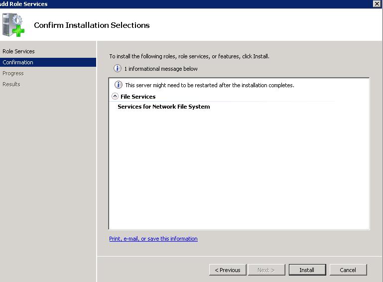 Create Nfs Datastore For Esx In Windows Server 2008 R2